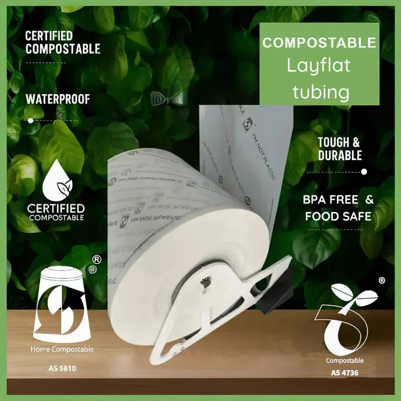 Lay Flat Poly Tubing | 100% Compostable & Biodegradable Packaging ...
